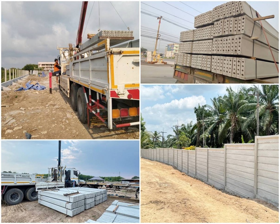 โรงงานผลิตแผ่นรั้วสำเร็จรูป | โรงงานผลิตภัณฑ์คอนกรีต ฉะเชิงเทรา